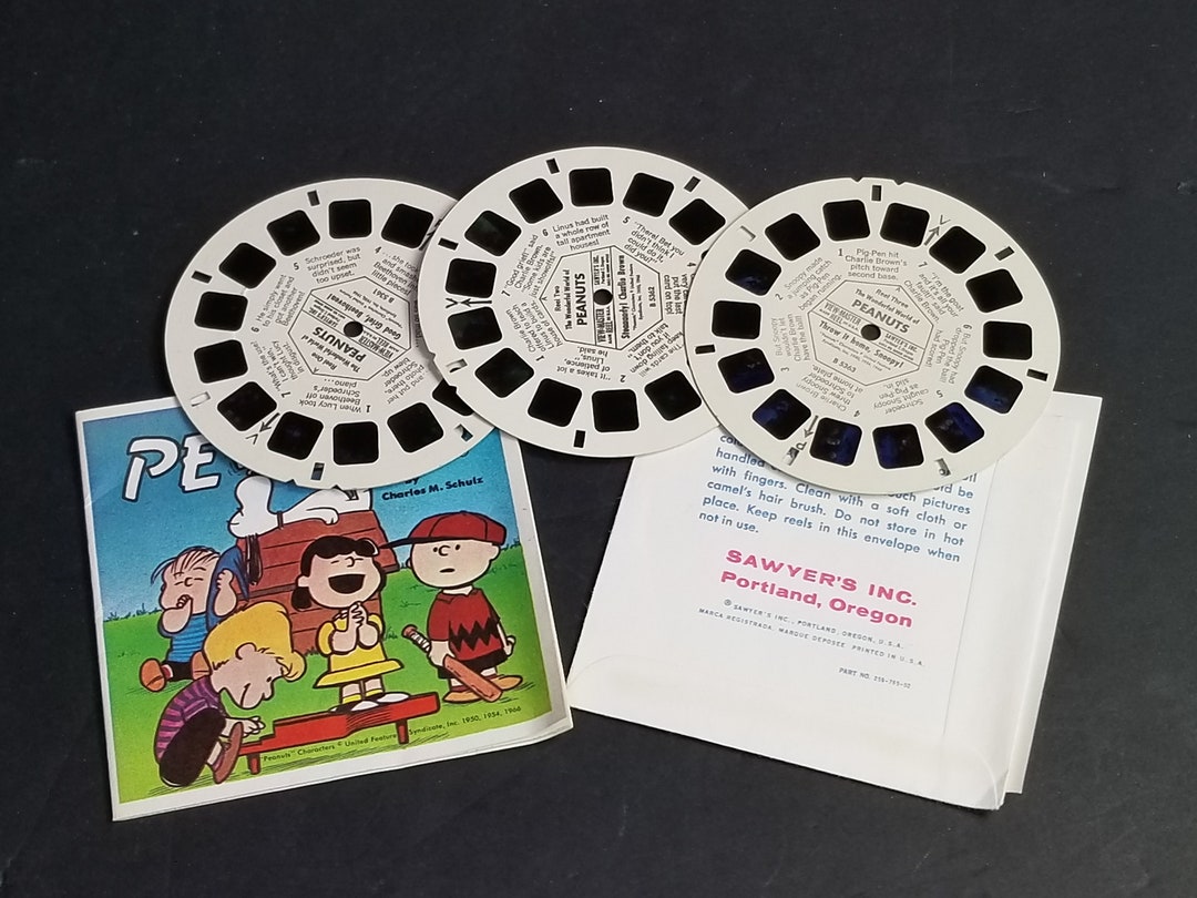 Vintage View-master B536 Peanuts Story Booklet in Color - Etsy