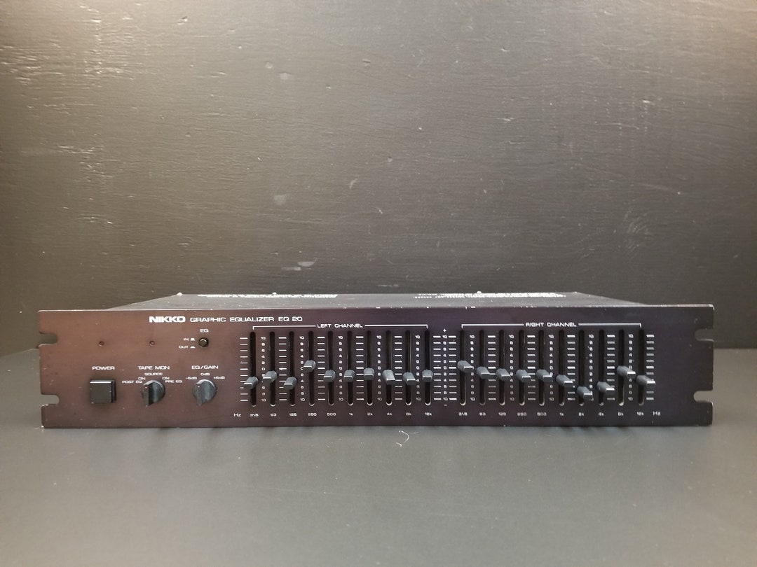 Vintage Nikko Graphic Equalizer EQ 20 10 Band Tested Working - Etsy