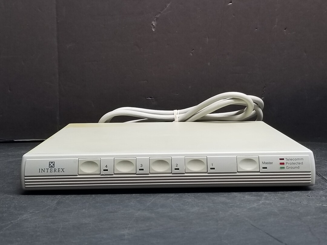 Vintage Interex 6 Outlets Surge Protector Tested Working - Etsy