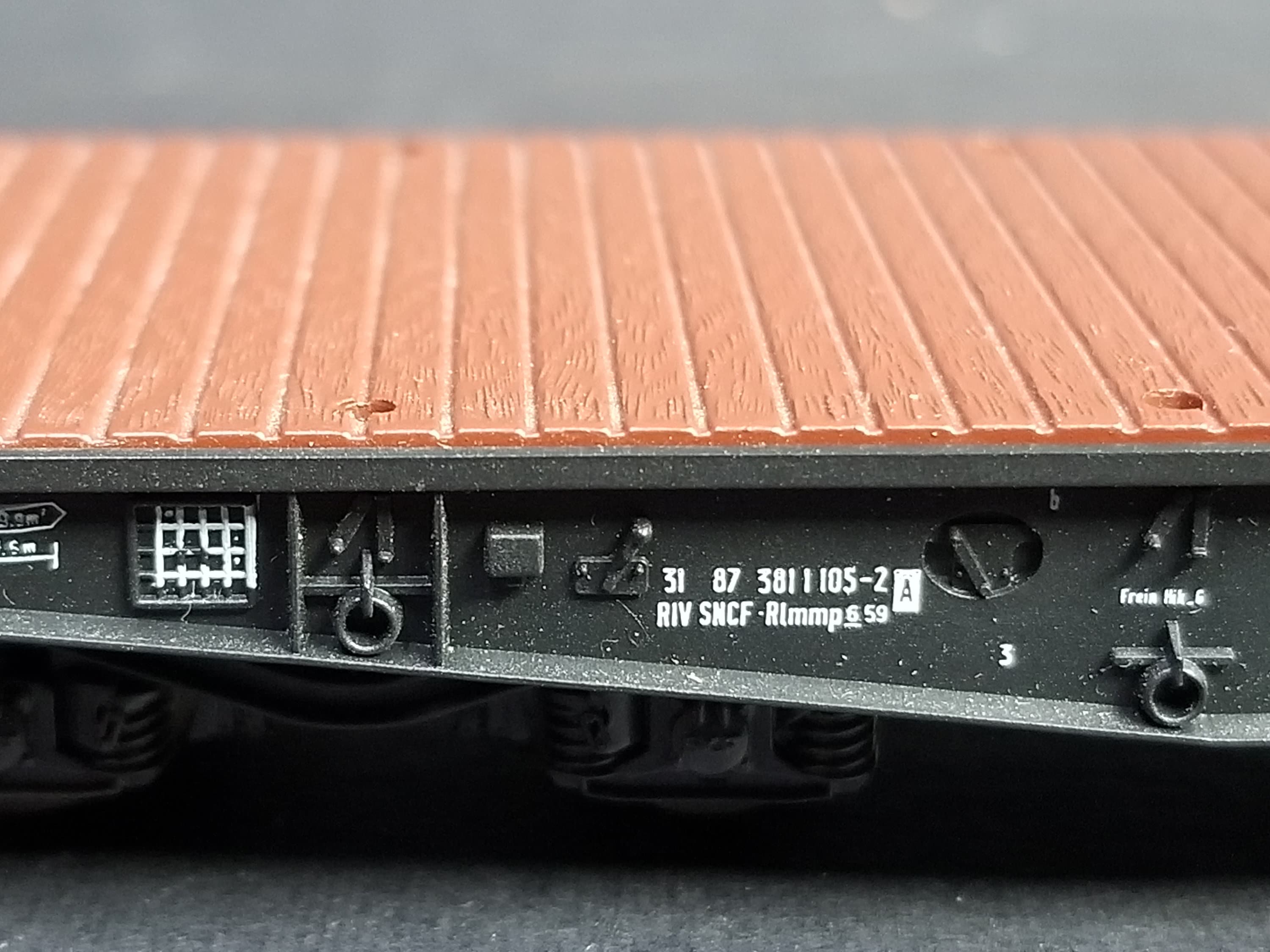 Roco HO Scale Flat Car Riv Sncf Rlmmp - Maroon - Etsy