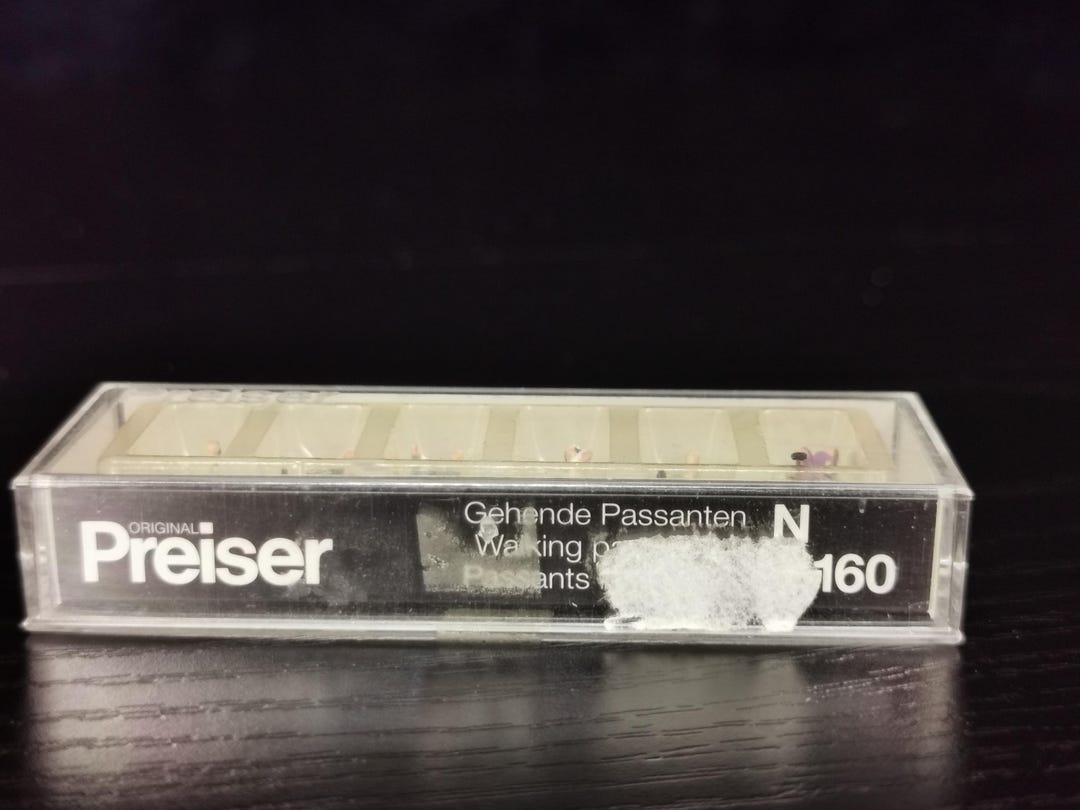 Vintage Preiser N Scale Walking Passers-by Figures for Trains Layout ...