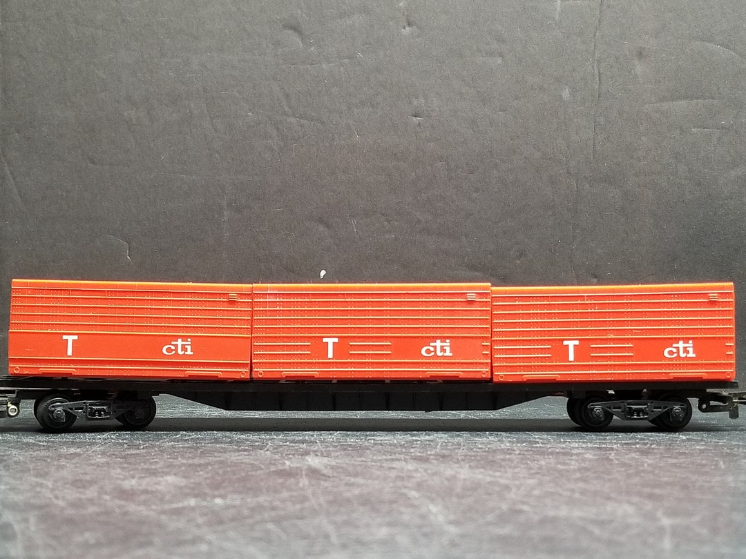 Tri-ang Oo/ho T CTI 3 Containers Car RARE - Etsy