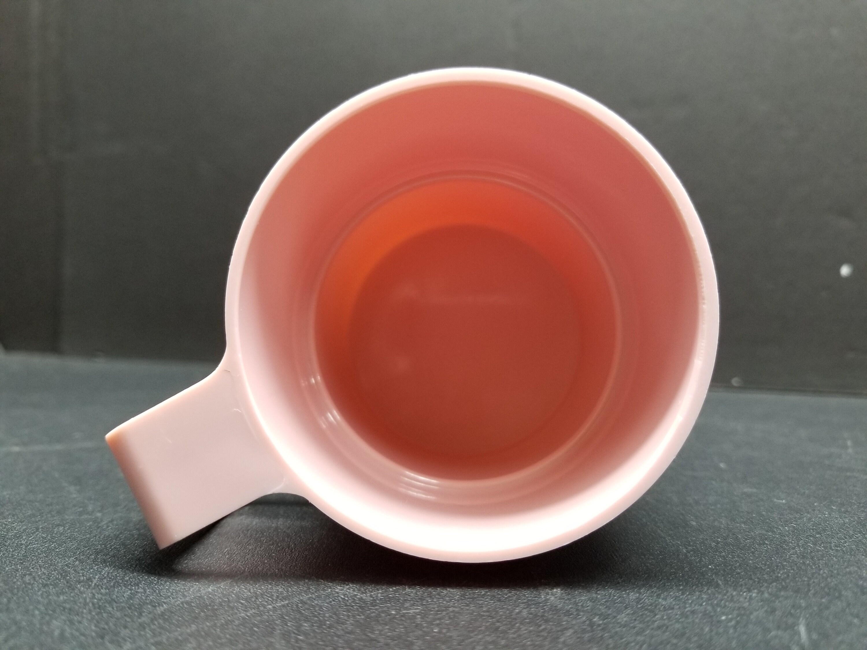 2 Vintage Stackable Pink Plastic Coffee Mugs / Cups - Etsy