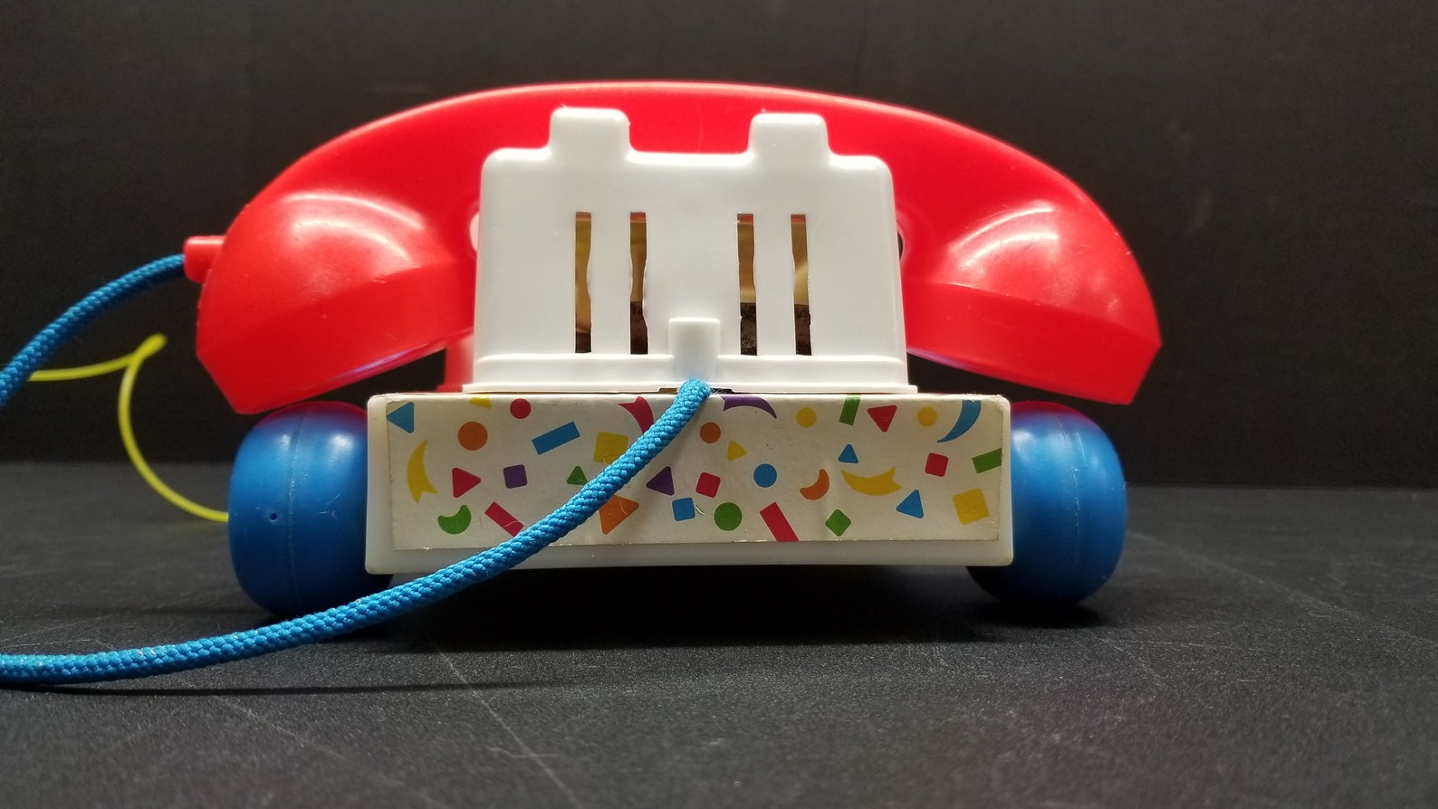 1980's Vintage Chatter Telephone Pull String Eyes Roll by Fisher-price ...