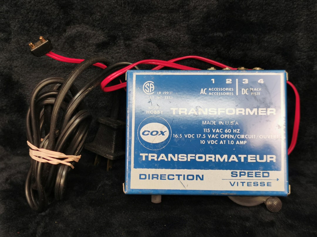 Vintage Cox Hobby Transformer Power Pack Model 6220-1 Tested Working - Etsy