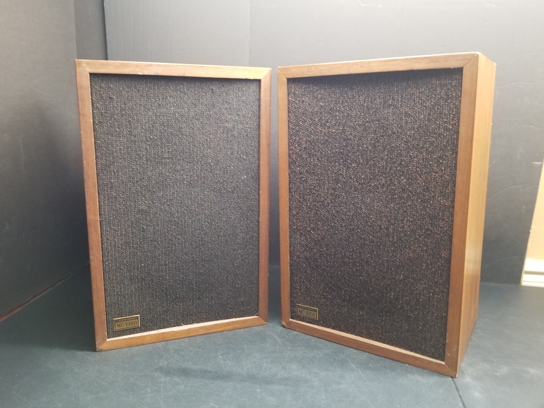 Vintage Realistic MC-1000 Pair of Bookshelf Speakers Tested Working - Etsy