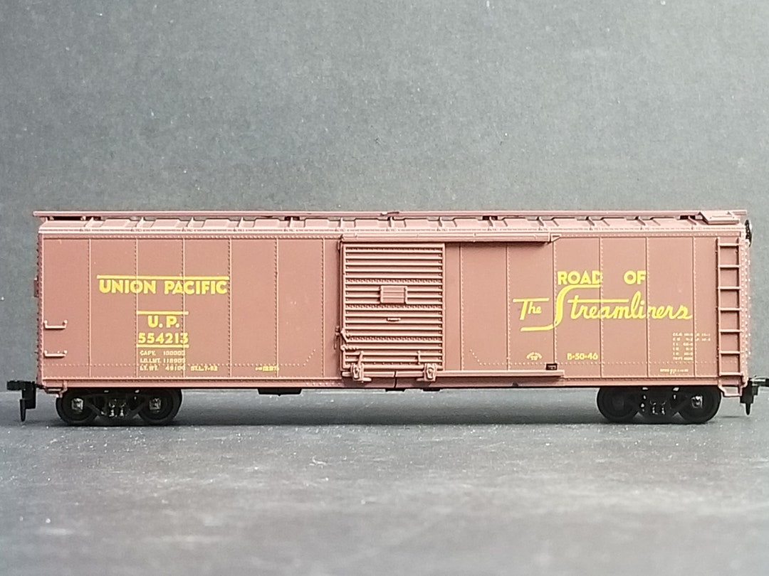 Athearn HO Scale Union Pacific UP 554213 Brown Box Car - Etsy