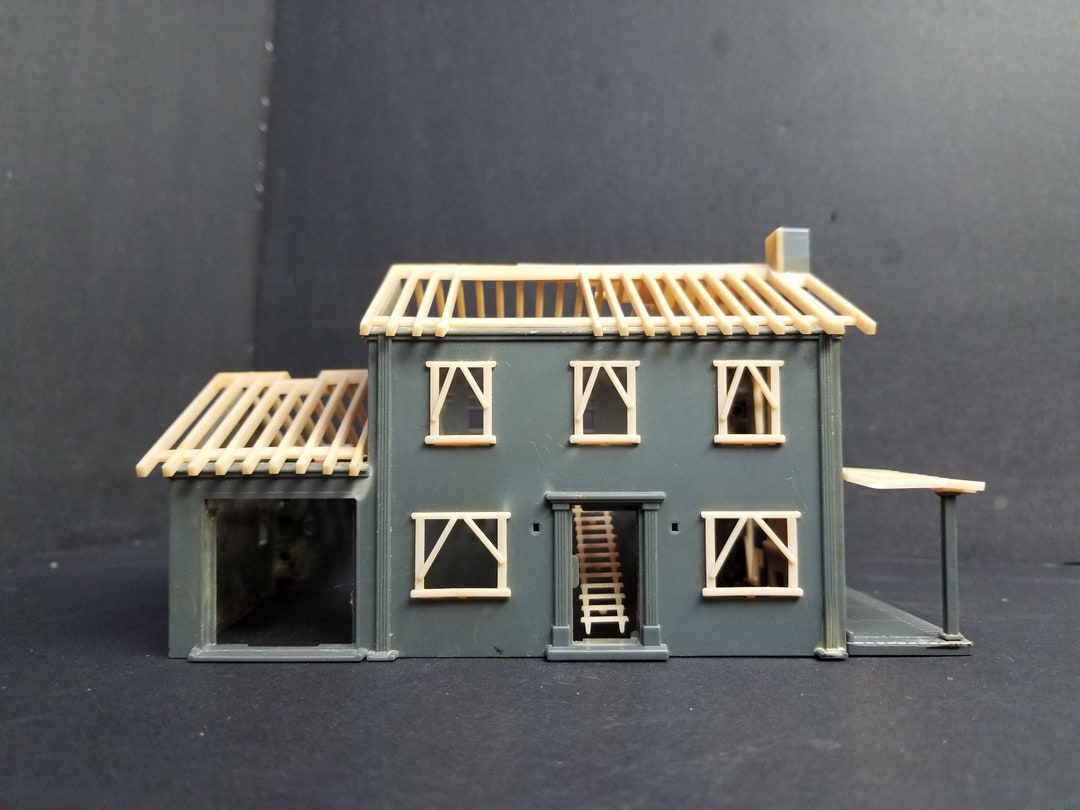 Bachmann HO Scale House Under Construction 45191 Assembled - Etsy
