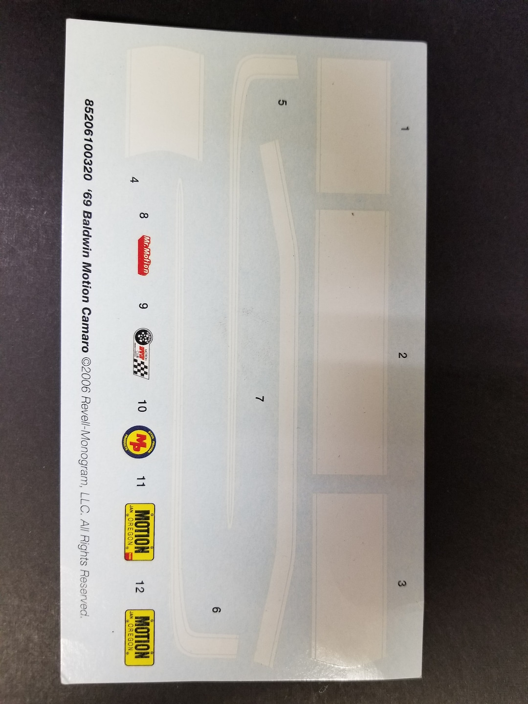 Brand New Decal Set Sheet For Model Car Kit Read Description Etsy