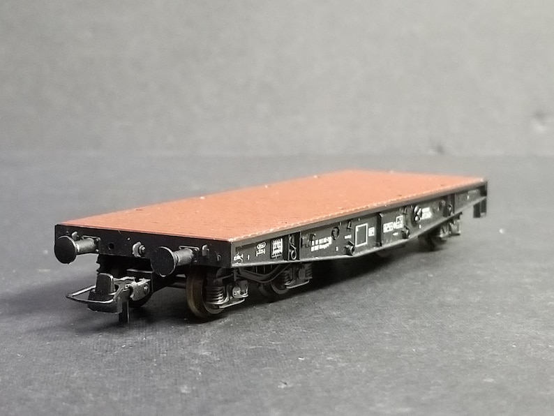 Roco HO Scale Flat Car Riv Sncf Rlmmp - Maroon - Etsy