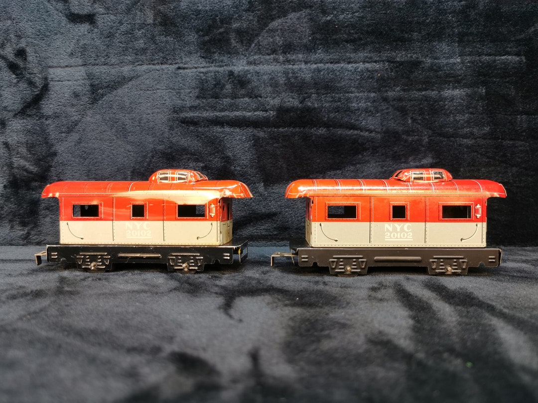 Vintage Marx O Scale NYC Caboose Cars: Pre-war Model Train Lot - Etsy
