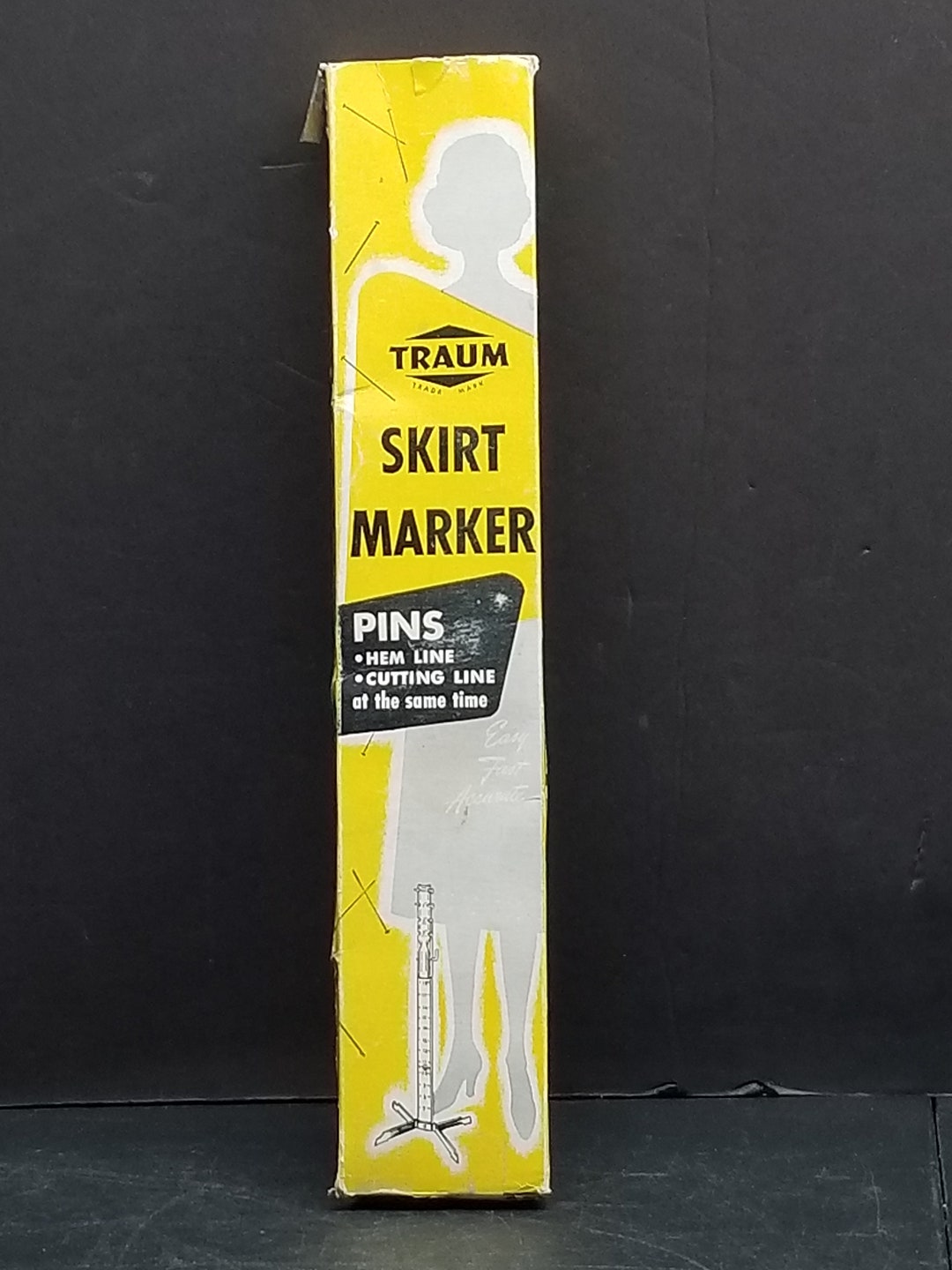 Vintage 50's 60's David Traum Skirt Marker Seamstress Sewing Tool With ...
