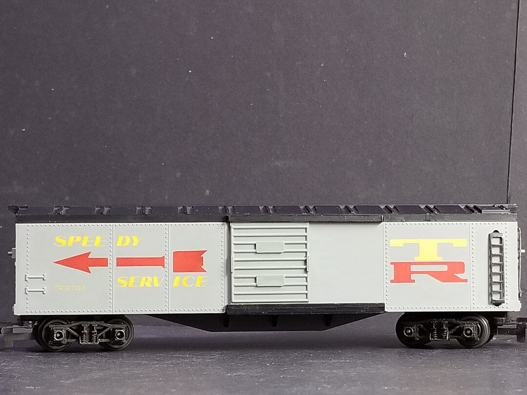 Vintage Tri-ang R 136 Long Box Car - Speedy - Etsy