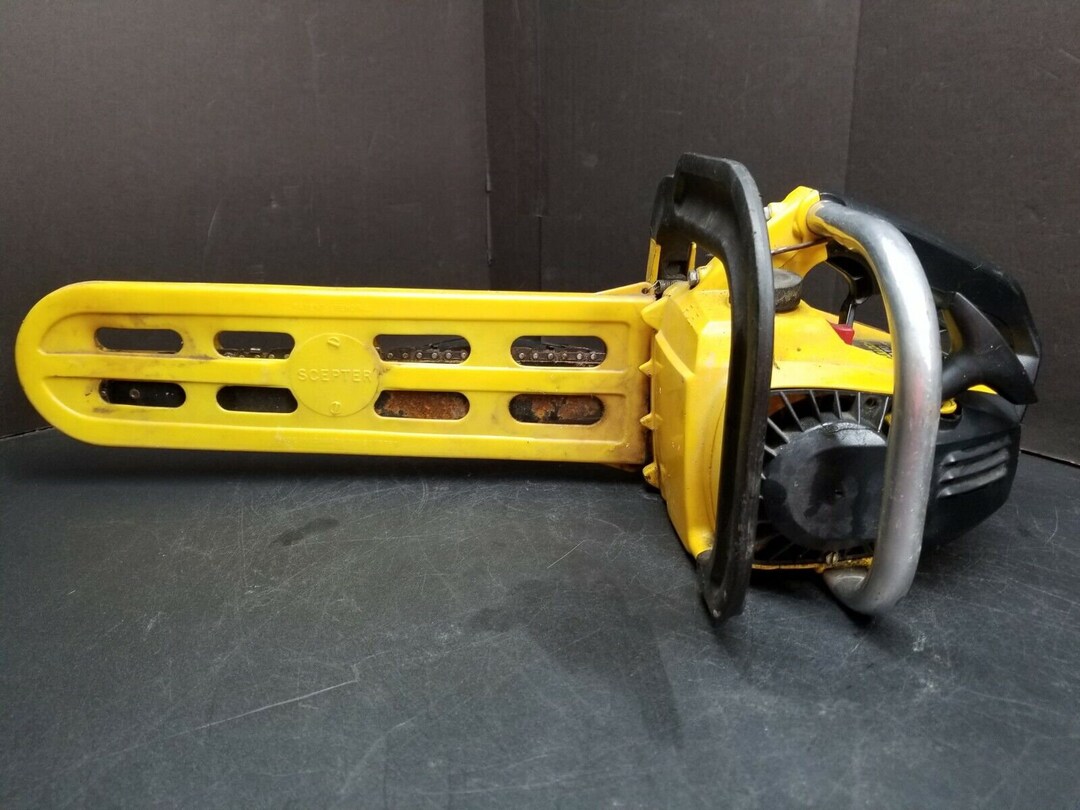 Vintage Mcculloch MAC 110 Chainsaw - 14" Bar - Cover - 110 PSI (no ...