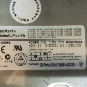 Vintage Quantum Fireball Plus KA 3.5 Series Hard Drive - Etsy