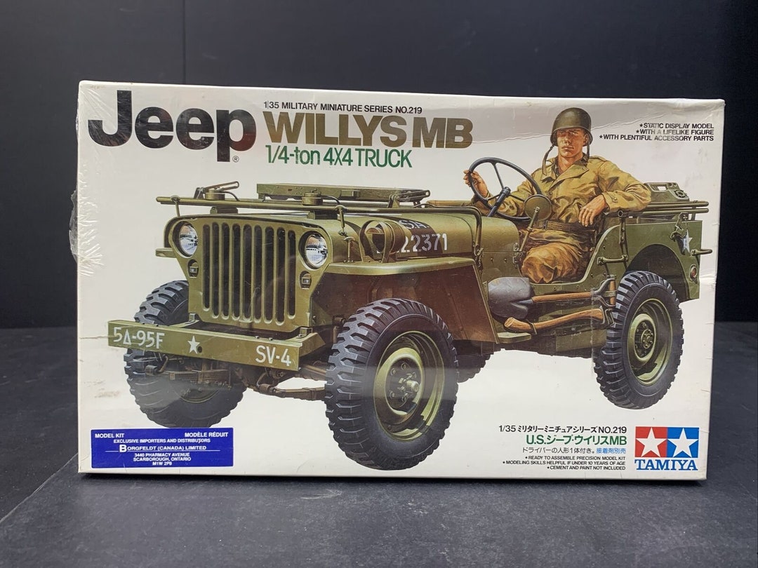 Tamiya 35219-300 1:35 Jeep Willys MB 1/4 Ton 4X4 Truck New Sealed Box ...