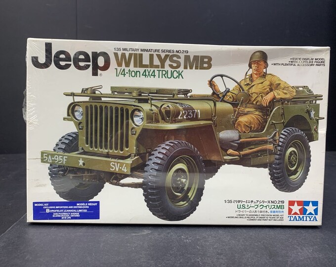 Tamiya 35219-300 1:35 Jeep Willys MB 1/4 Ton 4X4 Truck New Sealed Box ...
