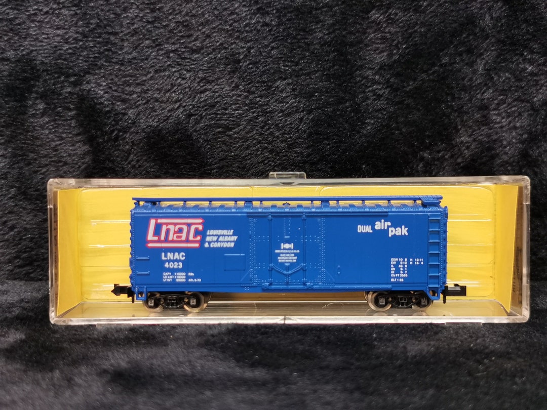 Vintage Atlas N Scale LNAC 4023 Steel Box Car - New in Box - Etsy