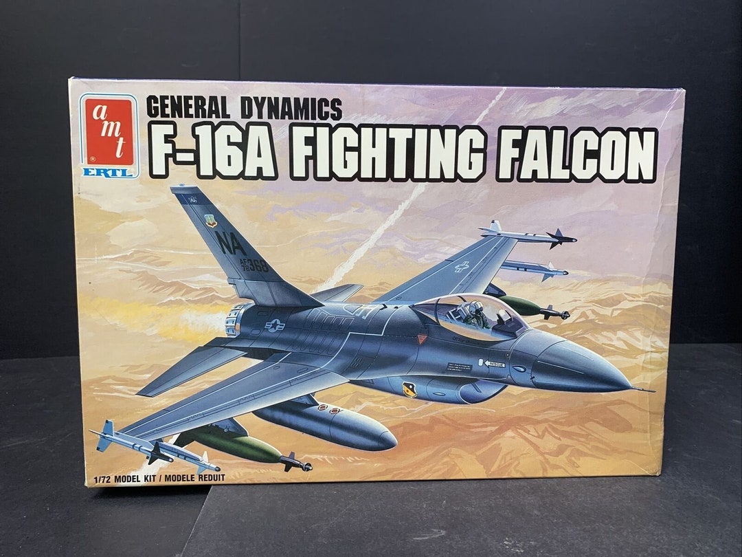 AMT ERTL 8800 1:72 General Dynamics F-16A Fighting Falcon Kit (1988 ...