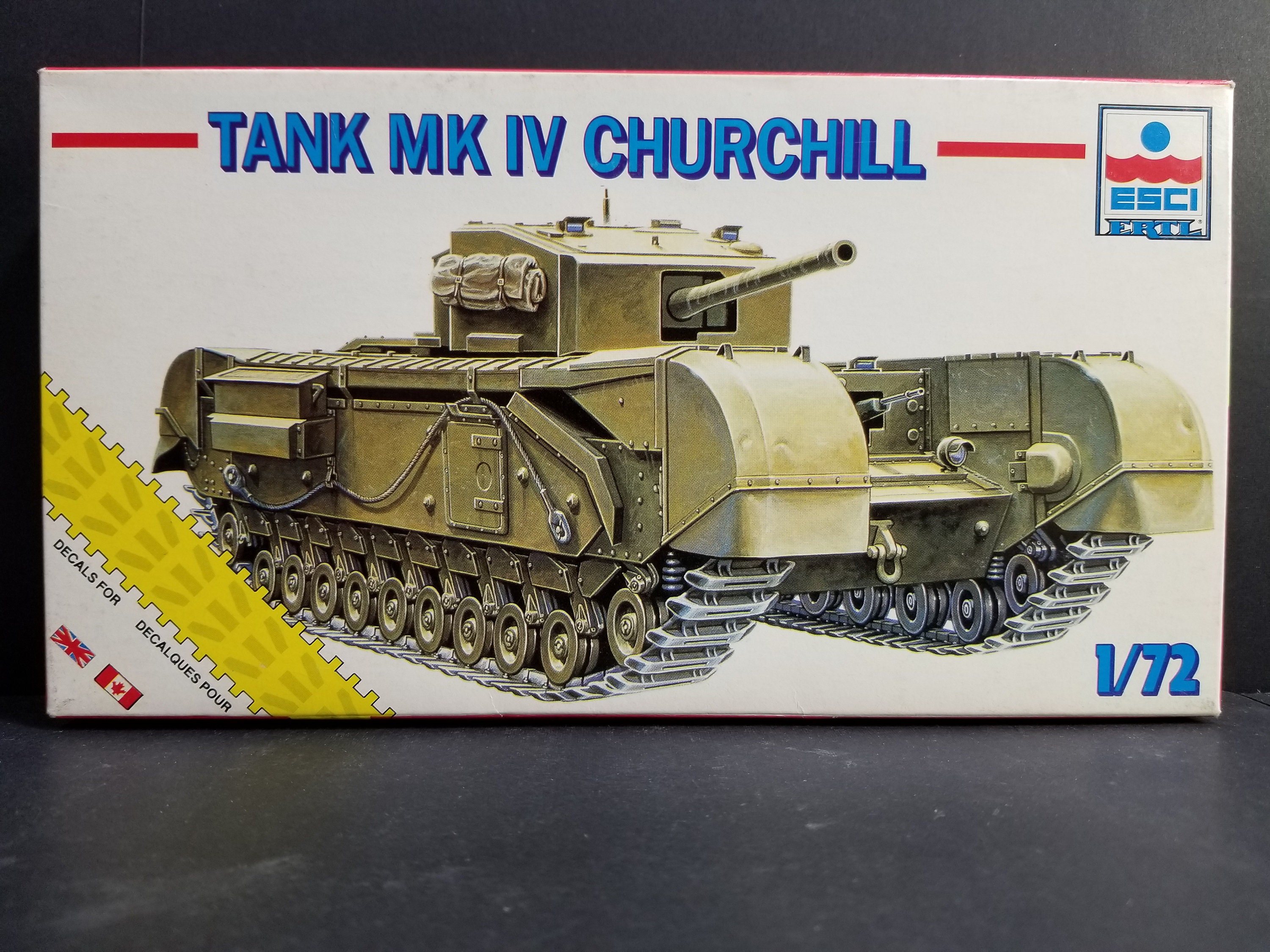 Esci / Ertl 1/72 Model Kit Tank MK IV Churchill 8332 New Open - Etsy