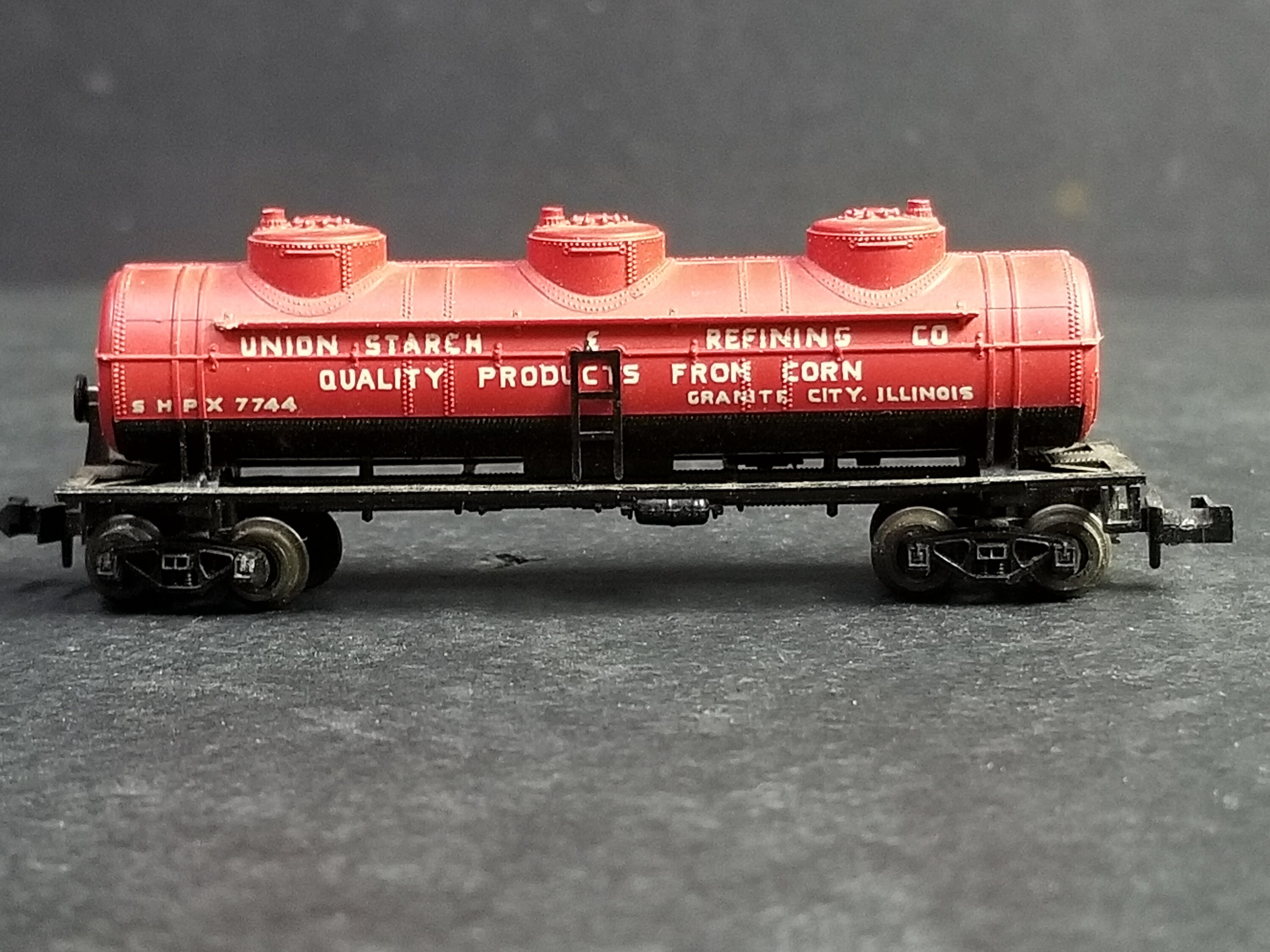 Atlas Union Starch Refning Co Granite City Illinois SHPX 7744 Tank Car ...