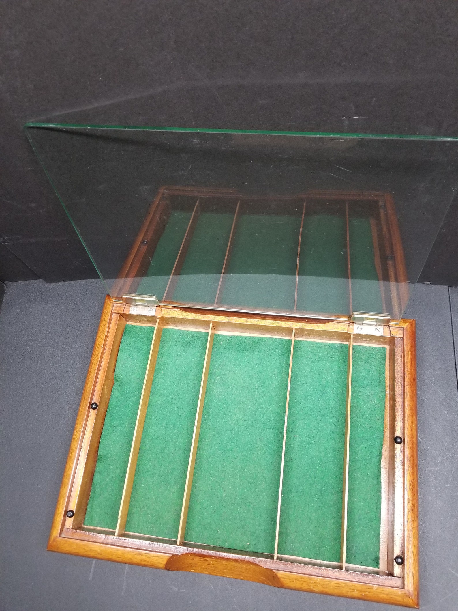 Antique Wood Glass Store Counter Display Case With Hinged - Etsy