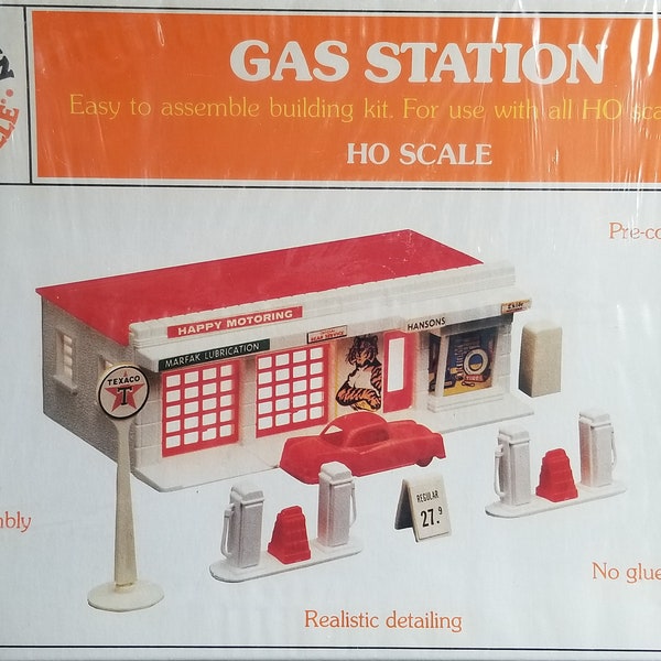 Ho Scale Gas Station - Etsy