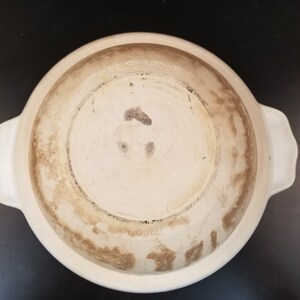 Vintage Donabe Japanese Ceramic Rice Cooker Flowers Burnt Orange ...