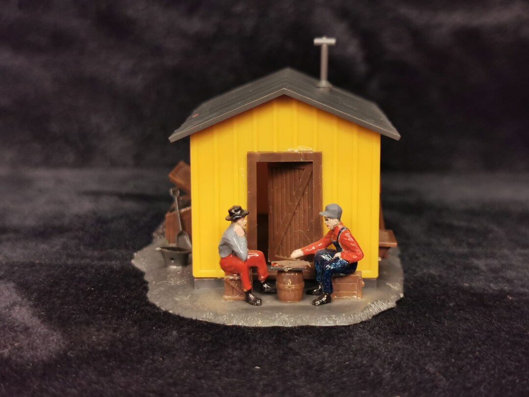 Vintage Atlas HO Scale Trackside Shanty 702 Model Railroading Kit Built ...