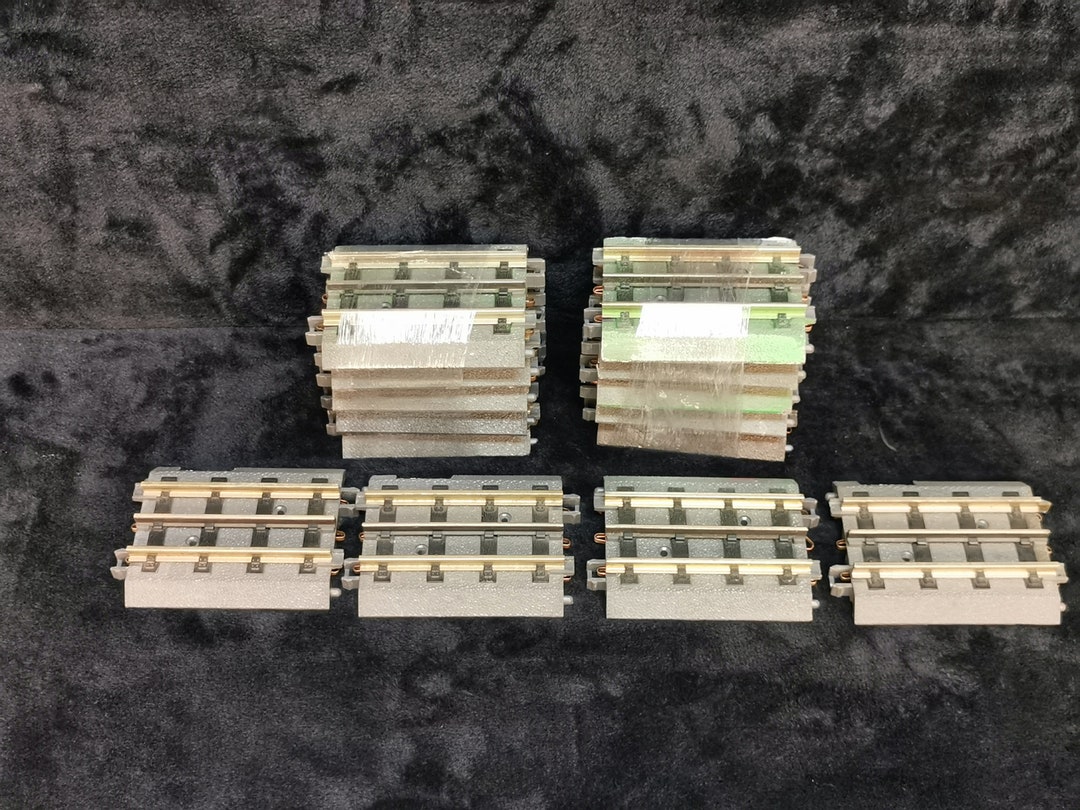 Vintage MTH O Gauge Real Trax 3 1/2" Straight Tracks Lot of 14 Sections ...