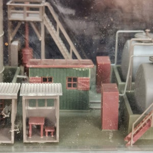 Vintage Faller HO Scale Model Railroading Diesel Fuel Facility Building ...