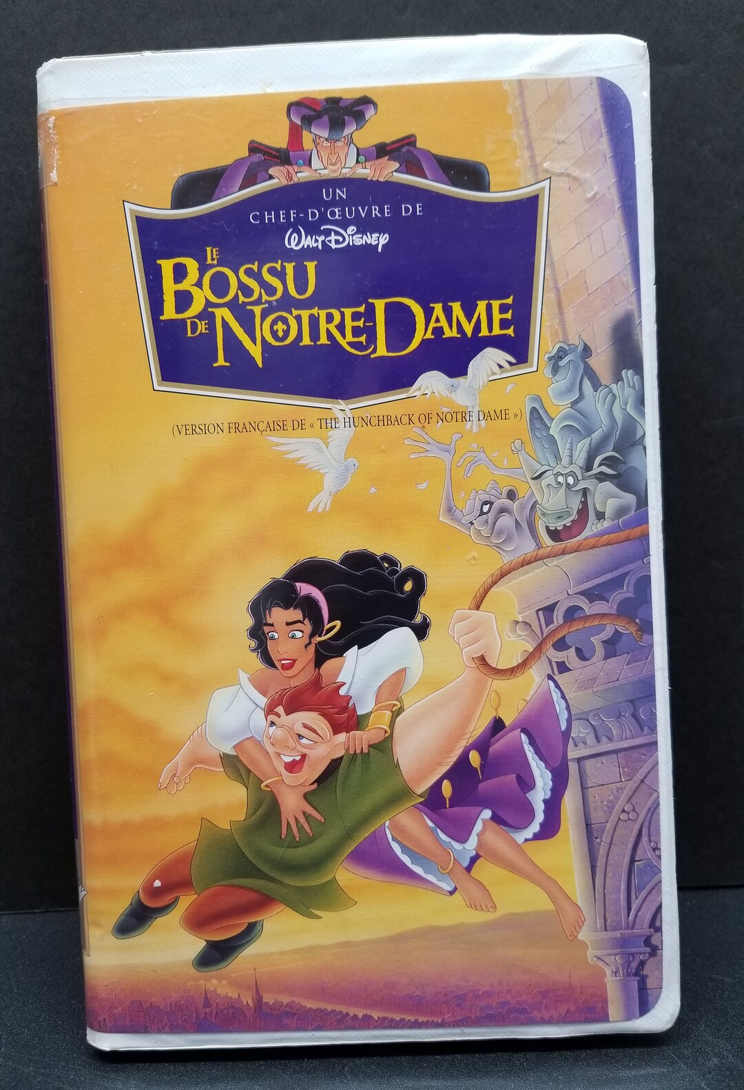 Le Bossu De Notre-dame french Version of the Hunchback of Notre Dame Walt Disney VHS - Etsy