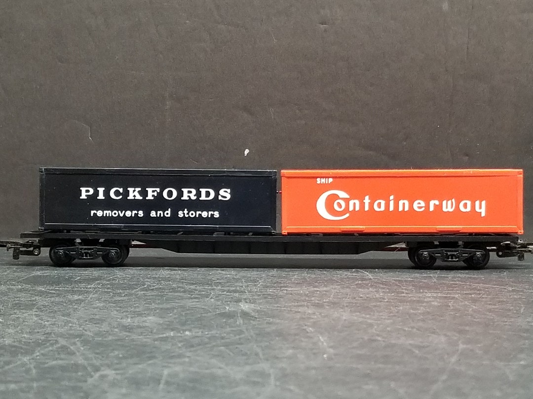 Tri-ang OO/HO Containerway/pickfords 2 Containers Car RARE - Etsy