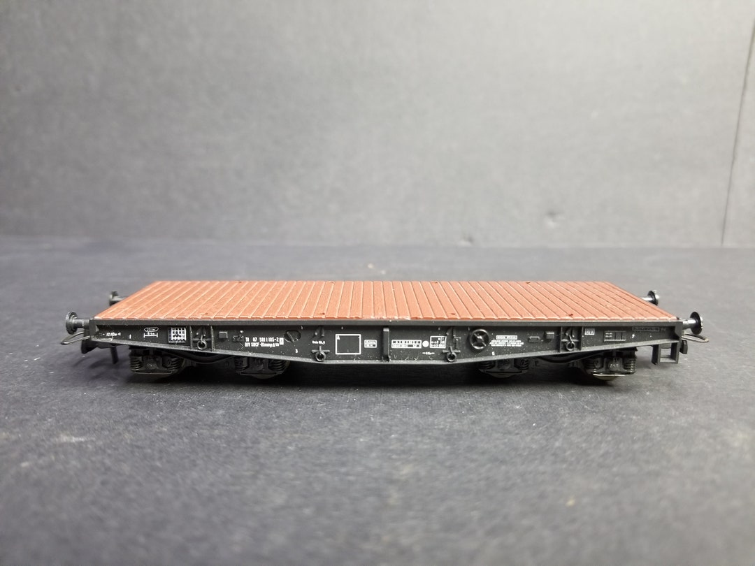 Roco HO Scale Flat Car Riv Sncf Rlmmp - Maroon - Etsy