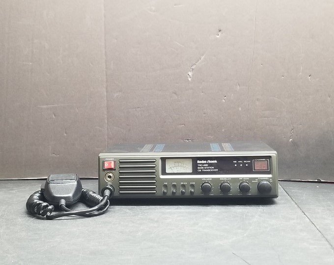 Vintage Radio Shack TRC-495 Base Station CB Transceiver Works - Etsy