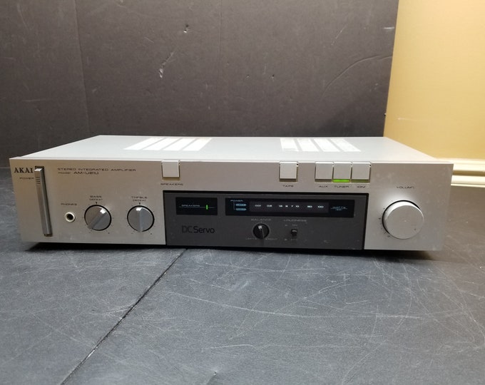 Akai Stereo Integrated Amplifier Model AM-U210 Works READ - Etsy