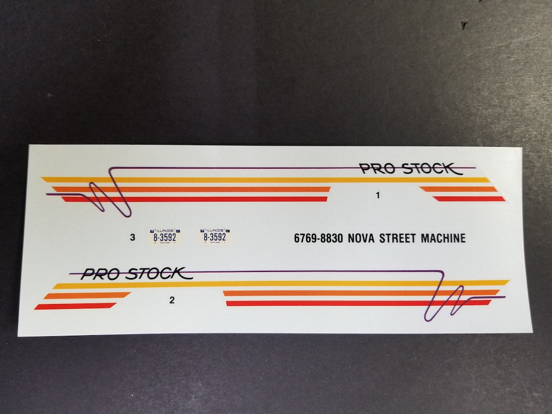 Brand New Decal Set Sheet for Model Car Kit Read Description - Etsy