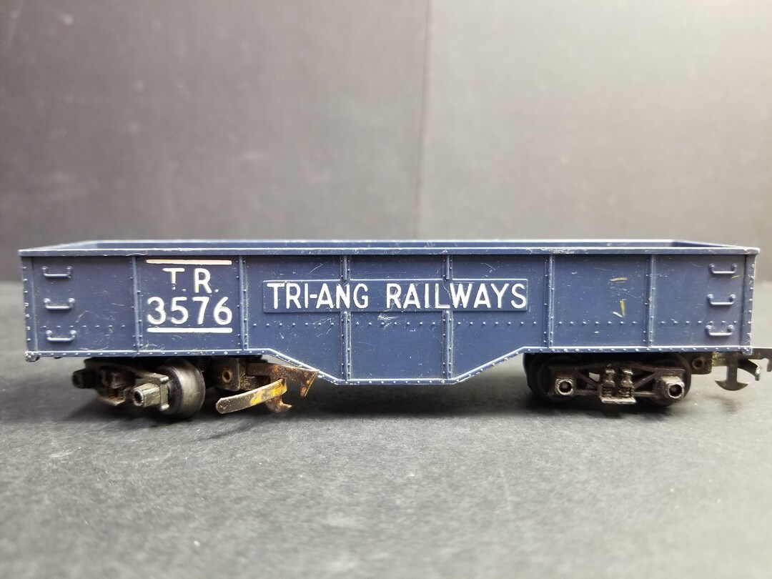 Vintage Tri-ang/hornby OO/HO R116 Transcontinental Gondola Car TR 3576 ...