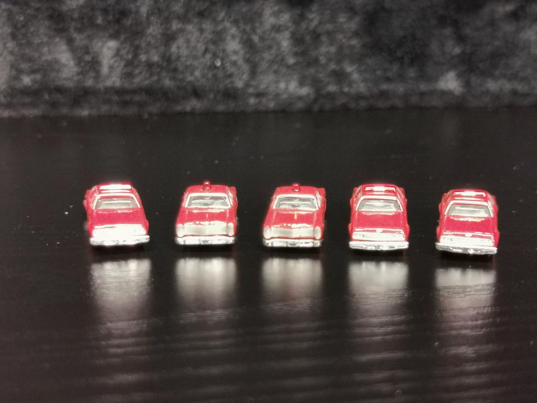 N Scale Diecast Fire Department Cars With Flashing Lights - Lot of 5 - Etsy