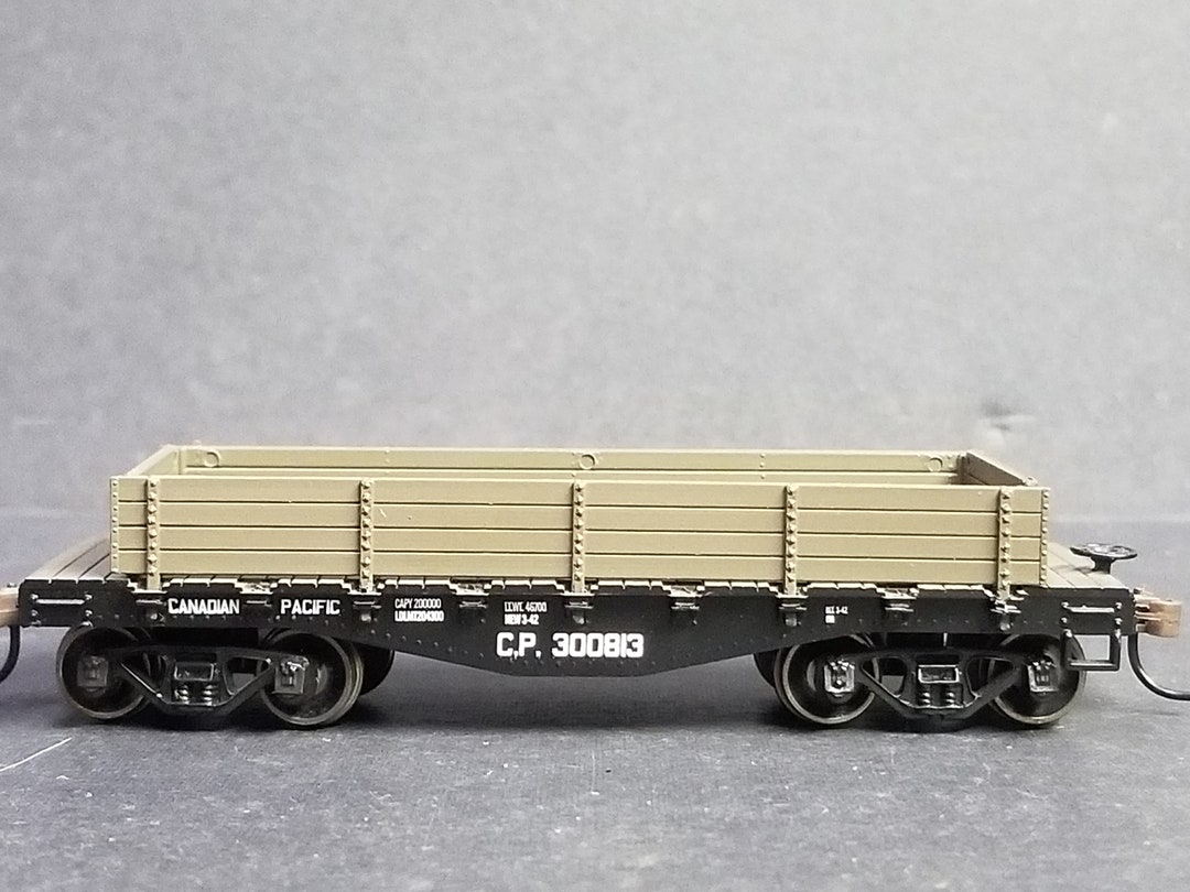 Roundhouse HO Scale Canadian Pacific C.P 300813 Flat Car - Etsy