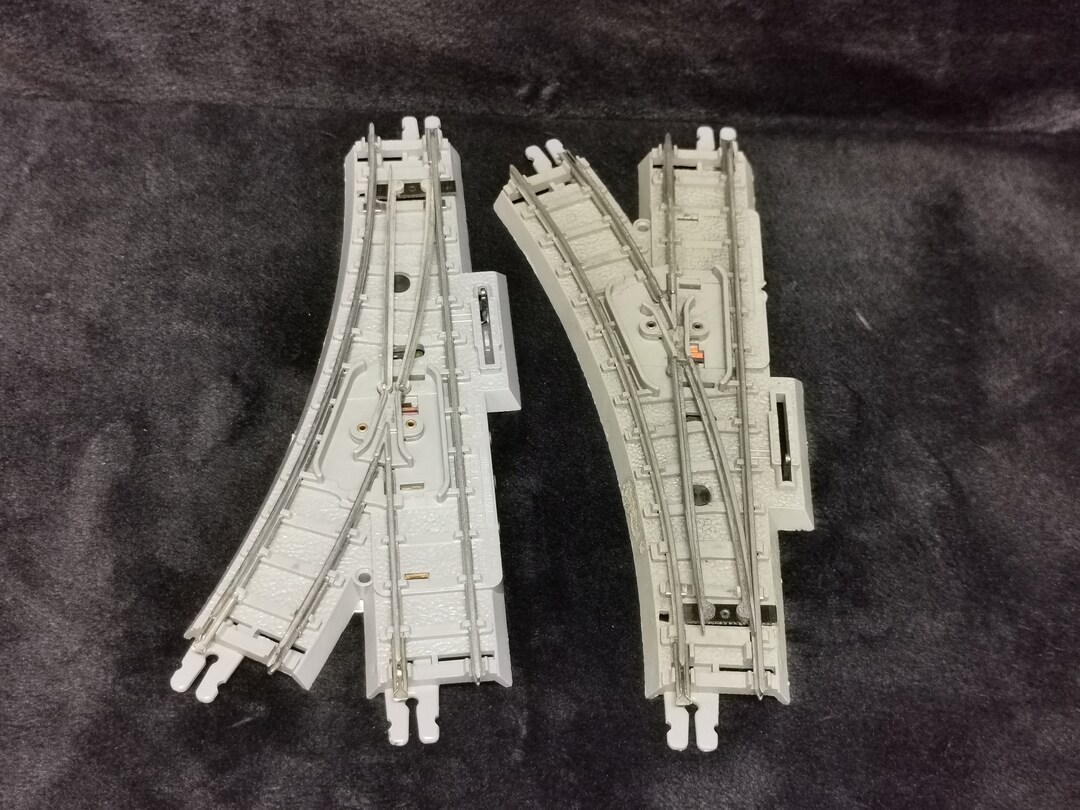 Vintage Tri-ang OO Gauge 7 1/2"left Right Point Switch Track R101 R102 ...