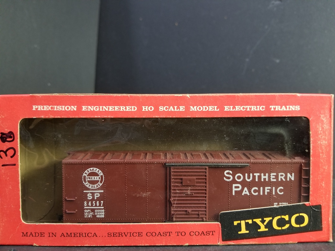HO Scale TYCO Southern Pacific Boxcar Original Box TP311P:249 - Etsy