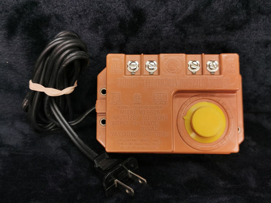 Vintage Bachmann HO Scale Hobby Transformer Train Model 6605 Tested ...