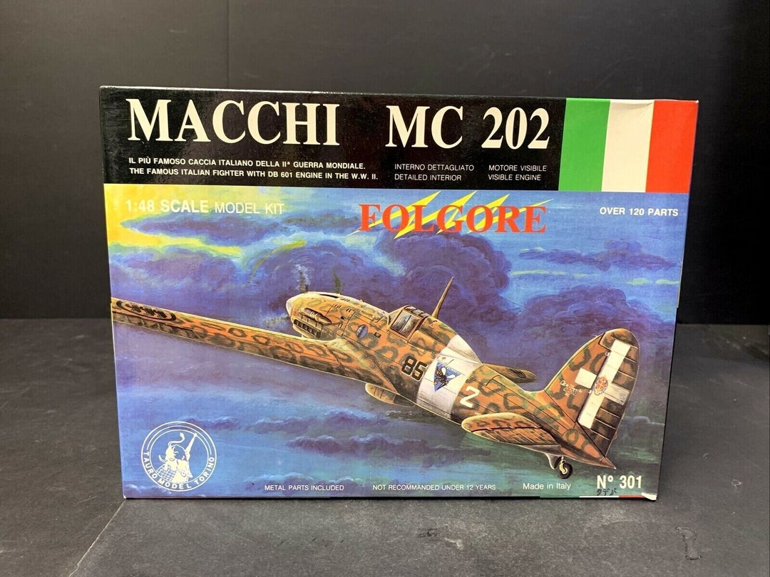 1987 Tauro Models 1/48 Macchi MC 202 Folgore Model Kit - Etsy