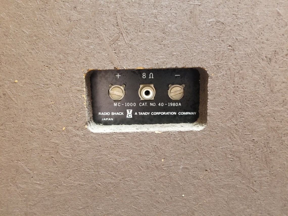 Vintage Realistic MC-1000 Pair of Bookshelf Speakers Tested - Etsy