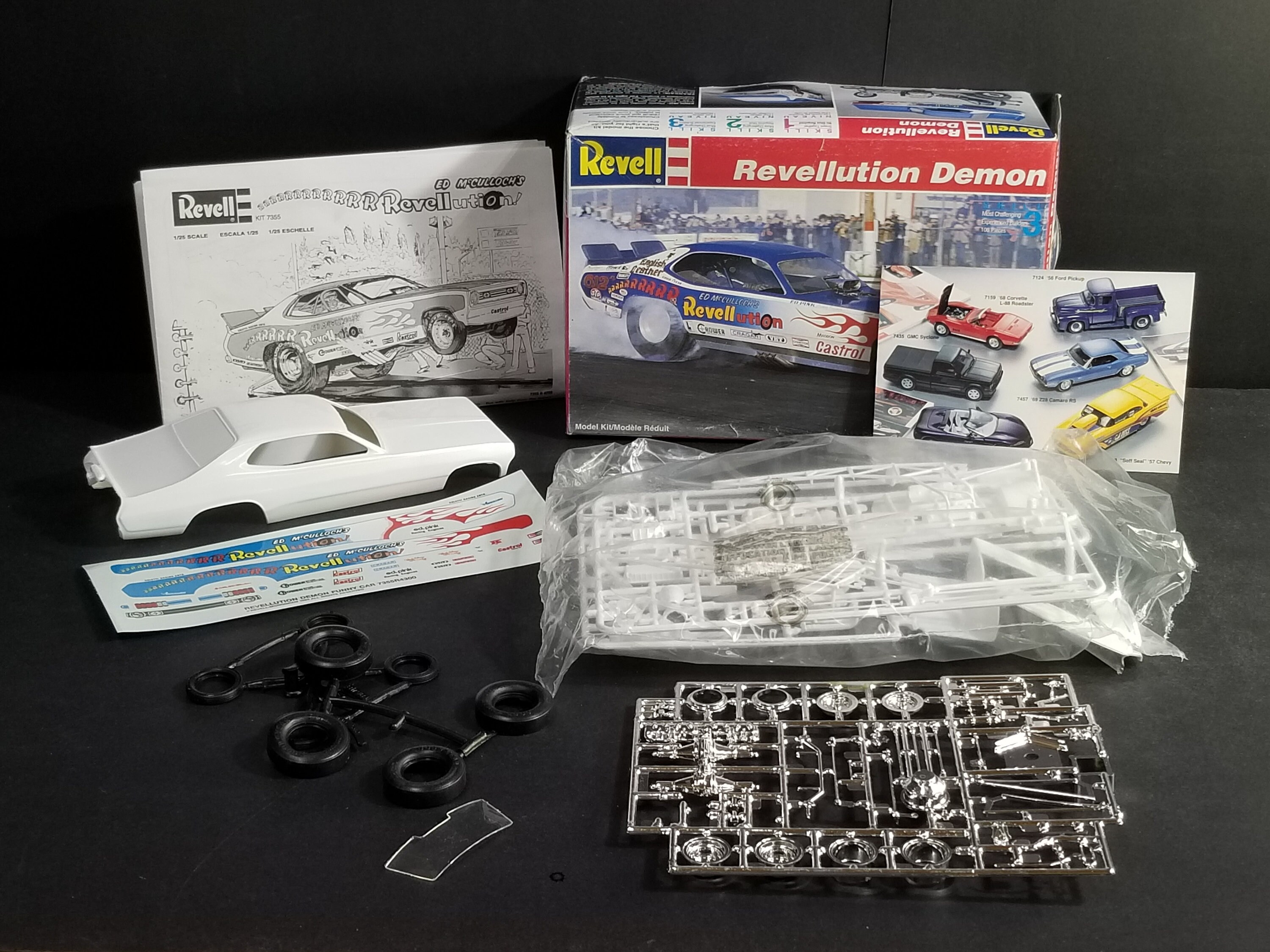Revell 1/25 Model Kit Revellution Demon 7355 New Open Box - Etsy