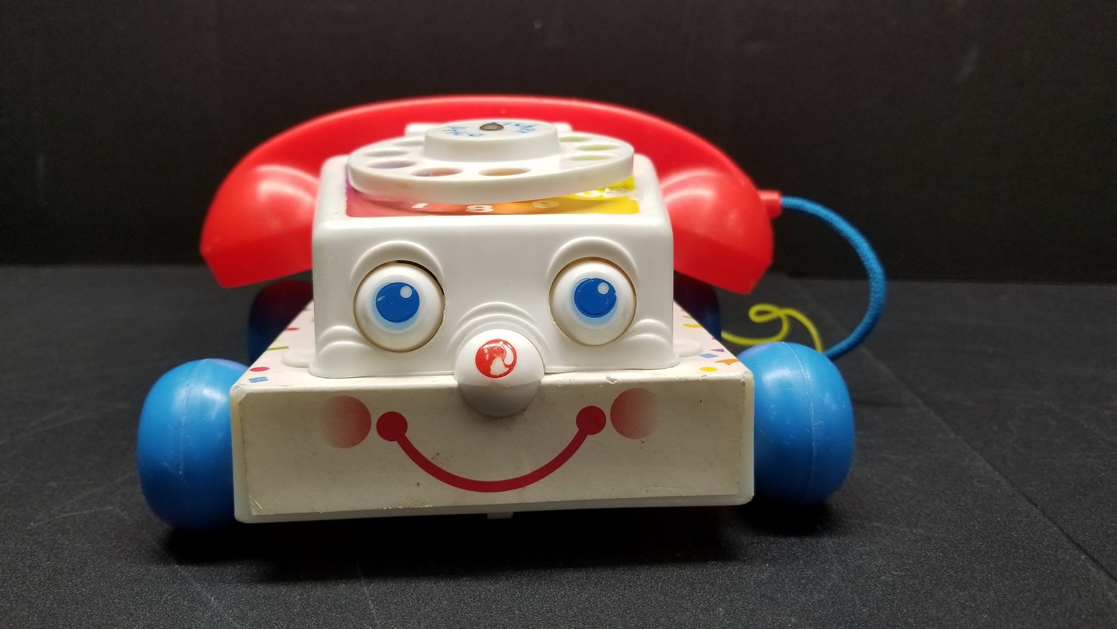 1980's Vintage Chatter Telephone Pull String Eyes Roll by Fisher-price ...