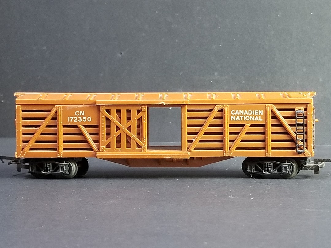 Tri-ang OO/HO Canadian National Cattle Car - Brown CN 172350 - Etsy