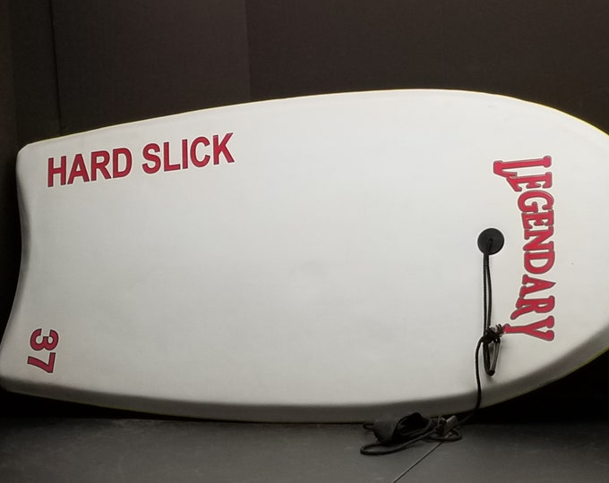 Vintage 1980's Legendary Hard Slick 37 Boogie Board Bodyboard Surfing ...