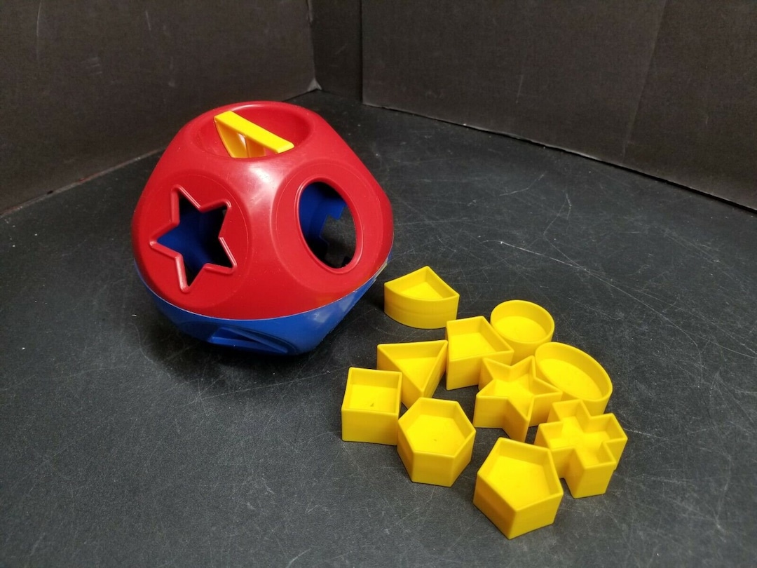 Vintage 1970-80s Tupperware Shape-o-ball Sorter Toy in Box - Retro ...